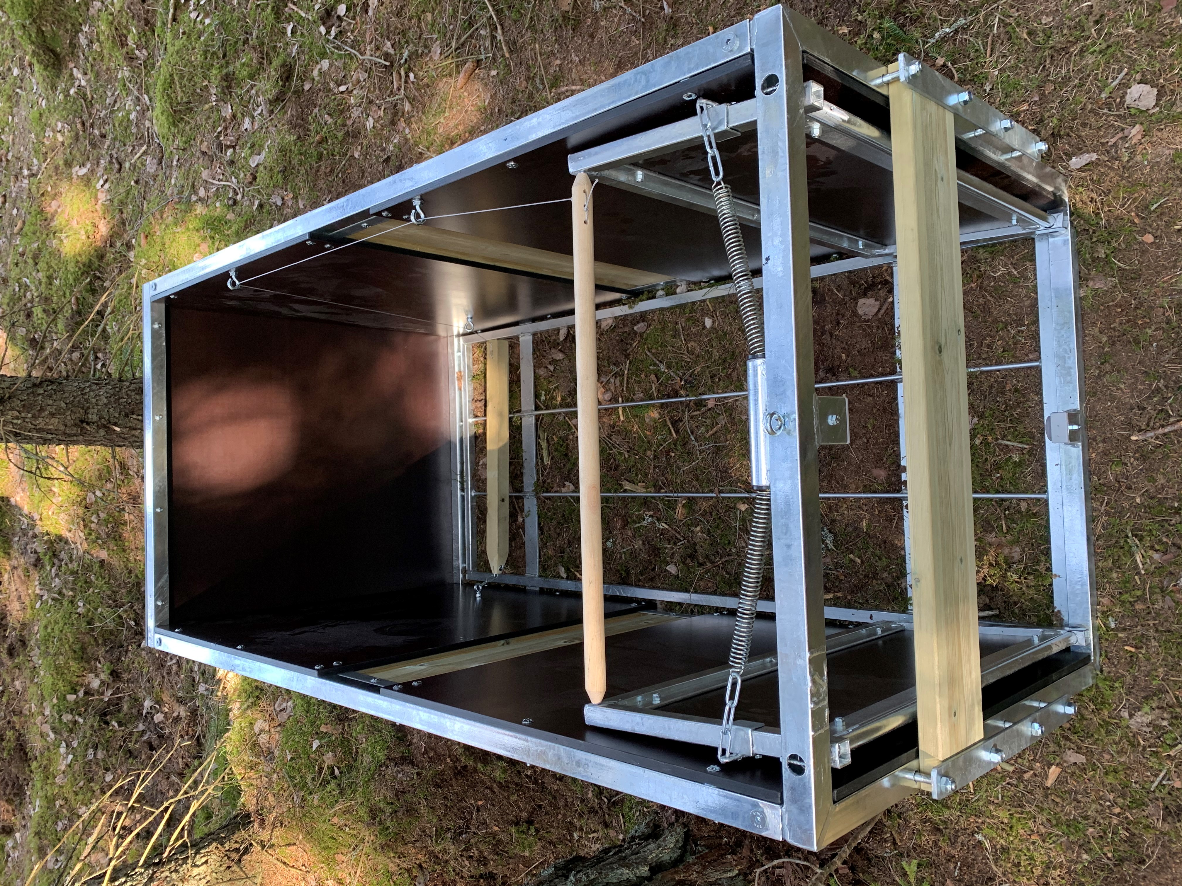 vildsvinsfälla enkel och vildsvinsfälla multitrap , två smarta ...